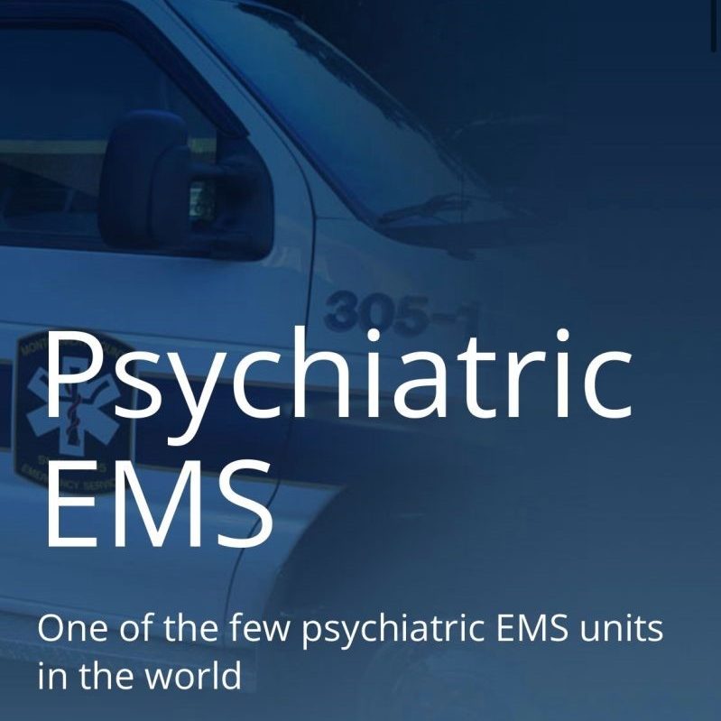 The One-of-a-kind MCES Psychiatric EMS as seen by an MCES EMT - MCES
